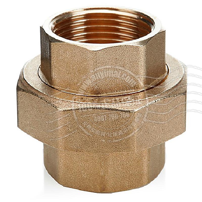 ANCOOL HJ-25 黄铜内螺纹等径活接 黄铜活接 DN25 G1内螺纹(1寸管螺纹)_黄铜管件_管路部件_水系统_安易买-暖通空调工程行业全系统服务商城