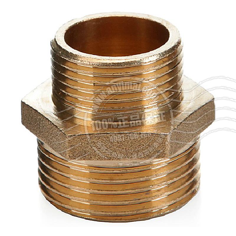 ANCOOL ZWY-32/15 黄铜外螺纹异径接头 外丝变径 DN32-DN15 G1-1/4外螺纹(1.2寸管螺纹)-G1/2外螺纹(4分管螺纹)_黄铜管件_管路部件_水系统_安易买-暖通 ...