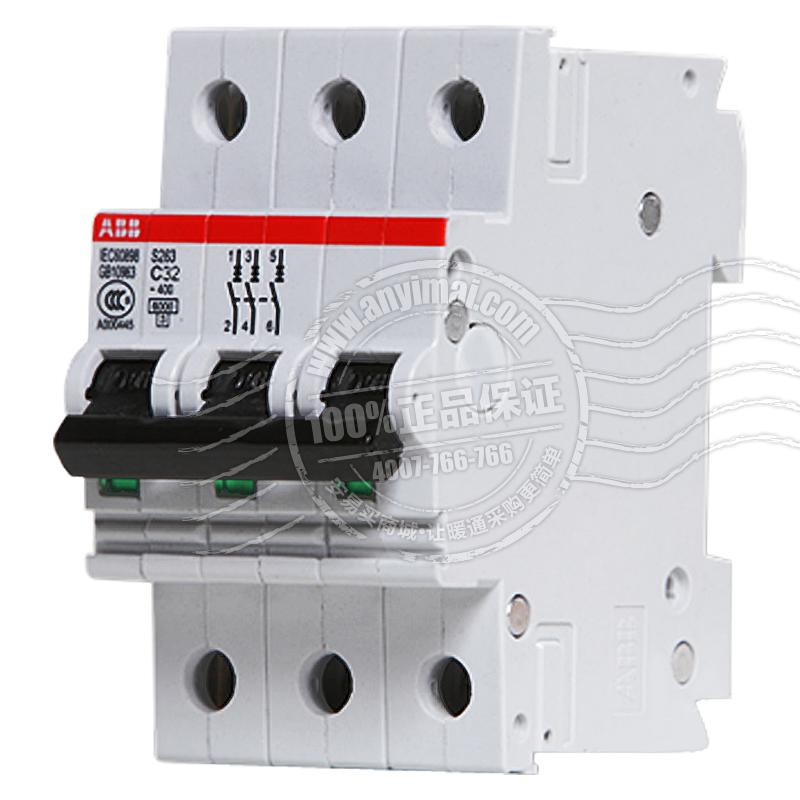 ABB SH203-C40 3P微型断路器_小型断路开关_断路开关_制冷空调电控部件_安易买-暖通空调工程行业全系统服务商城