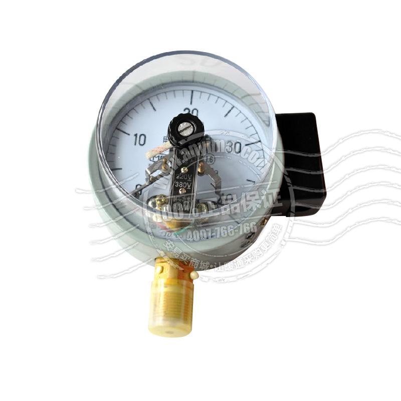 鹤山 YX-100ZT 0-1.6 电接点压力表φ100 轴向带边_压力表_管路部件_水系统_安易买-暖通空调工程行业全系统服务商城