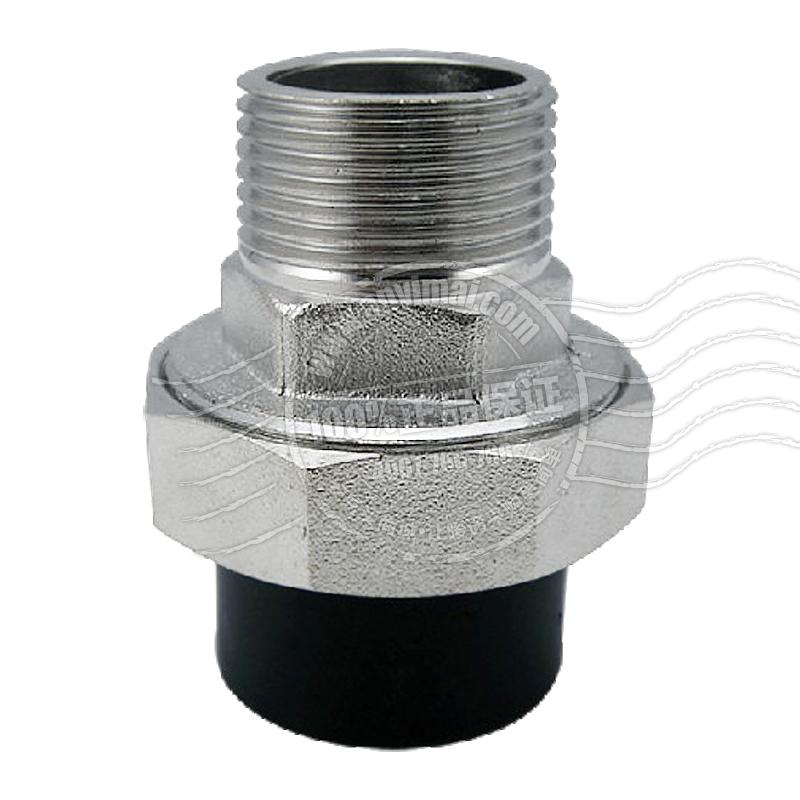 伟星 PE-HJW-20-3/4 外牙活接（承插式）6分管螺纹(外) DN20×3/4″_PE管件_管路部件_水系统_安易买-暖通空调工程行业全系统服务商城