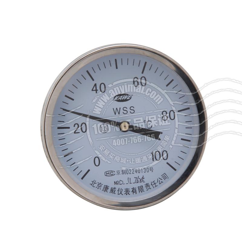 康威 WSS-401-S-100 双金属温度计_温度计_管路部件_水系统_安易买-暖通空调工程行业全系统服务商城