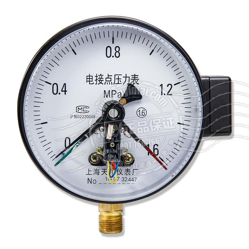 天川仪表 YX-150电接点压力表 触点式压力表 水泵控制压力表 φ150 0-1.6MPa M20*1.5 径向_压力表_管路部件_水系统_安易买-暖通空调工程行业全系统服务商城